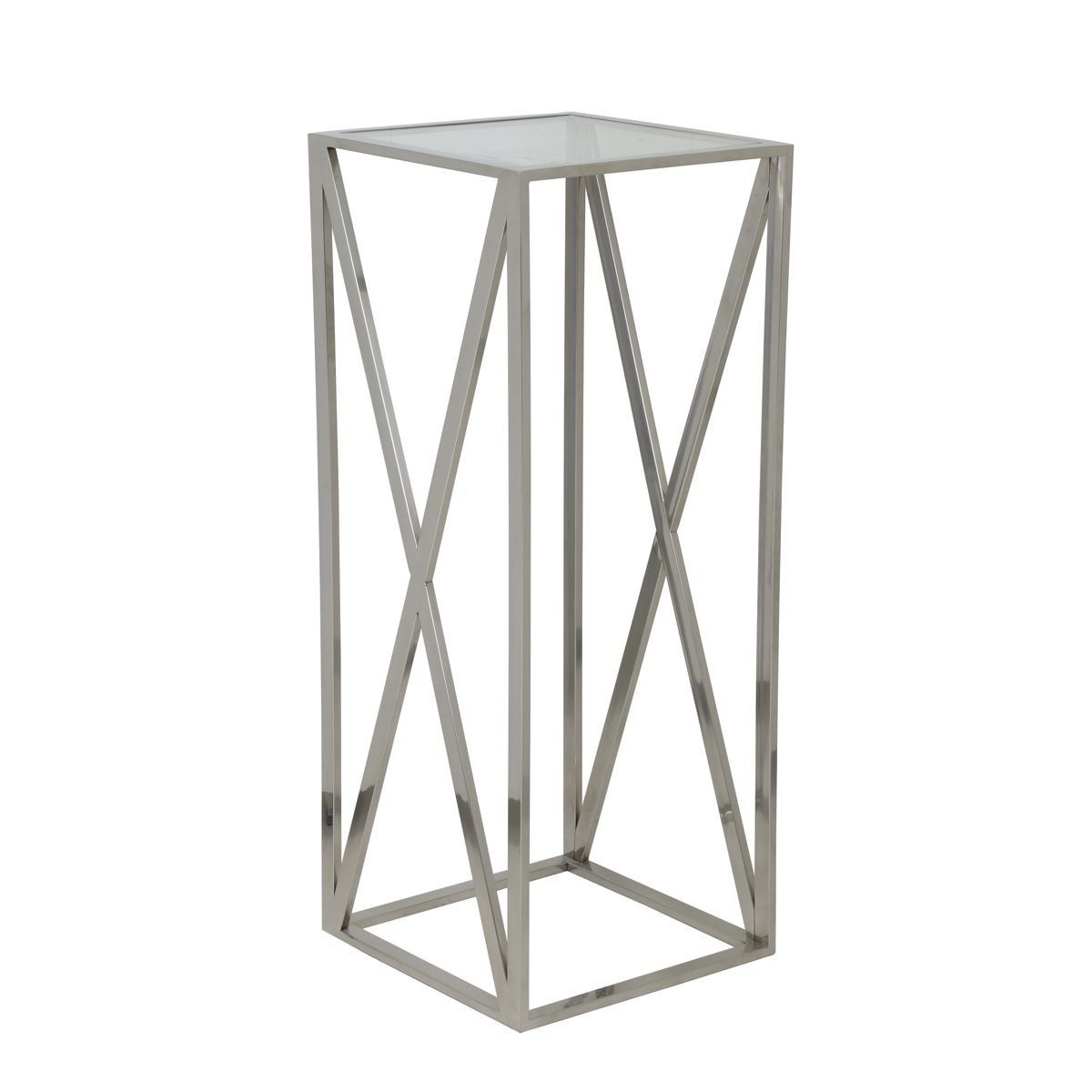 Stolik wysoki szkło Cross 40x40x100 cm 6231667 Light & Living | SALON ...